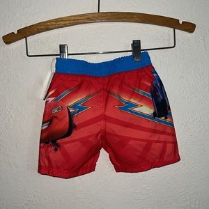 Disney | Swim | Disney Baby 2m Lightning Mcqueen Cars Swim Trunks Nwt ...